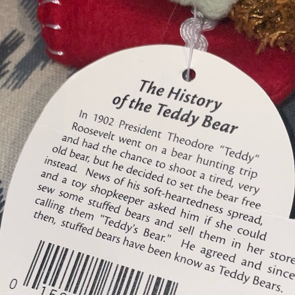 Hallmark | Toys | Hallmark 0 Year Anniversary Teddy Bear Red Scarf And ...